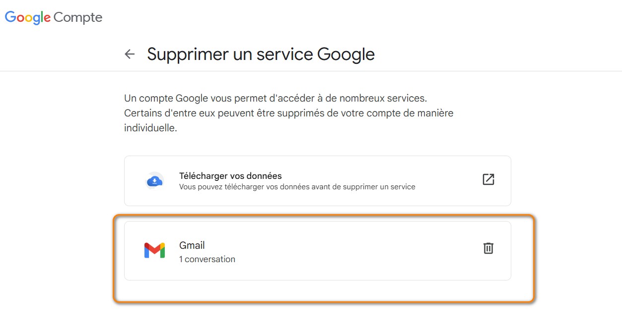 Comment supprimer définitivement son adresse Gmail